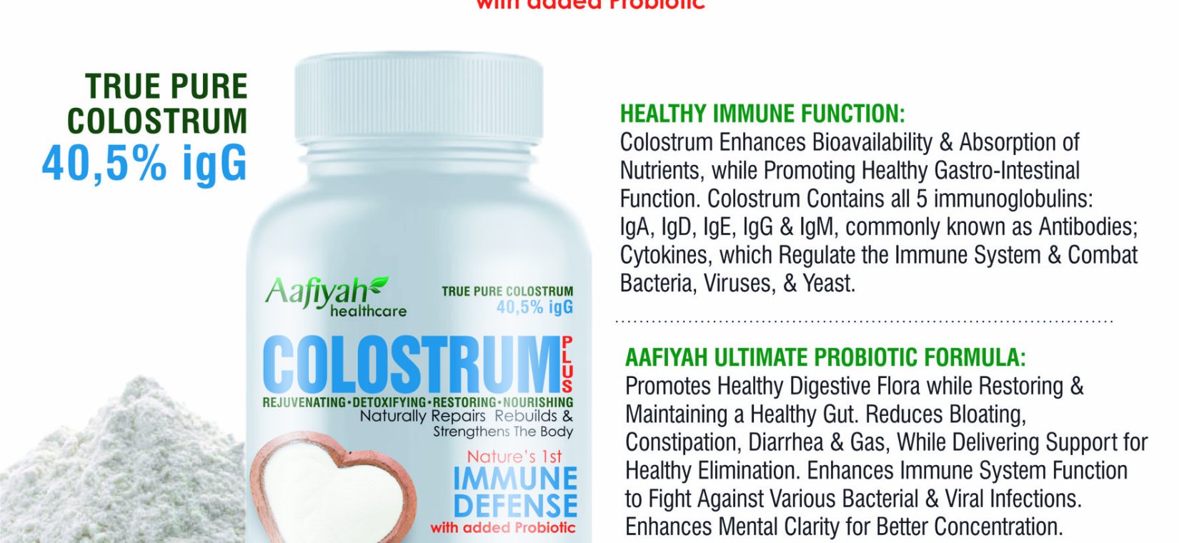 Colostrum Plus – Aafiyah Healthcare